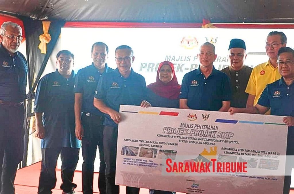 Flood Mitigation Projects In Sarawak Show Steady Progress | Sarawak Tribune