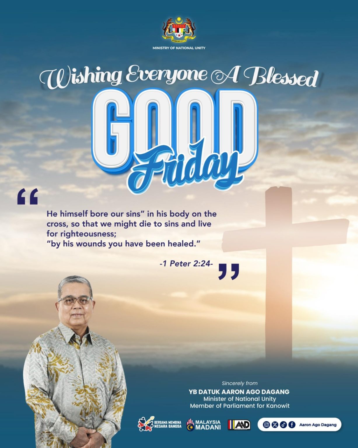 Unity Minister Calls On People To Strengthen Solidarity On Good Friday ...